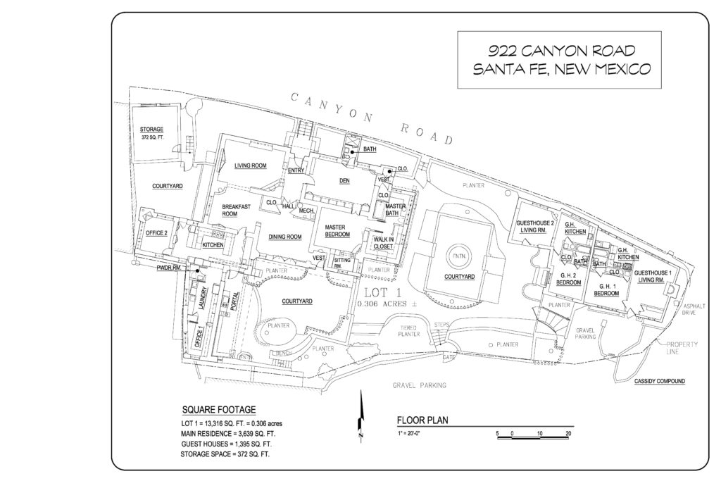 The Gerald Cassidy Estate – Historic Canyon Road Compound, Santa Fe ...